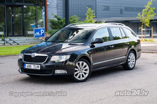 Black Skoda SuperB 2013 in Tartu, with an engine capacity of 2.00 L and mileage of 378 thousand km for 5250 €, photo 3 on AUTOMOTO.COM.LV