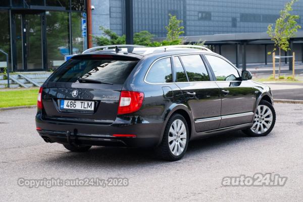 Black Skoda SuperB 2013 in Tartu, with an engine capacity of 2.00 L and mileage of 378 thousand km for 5250 €, photo 8 on AUTOMOTO.COM.LV