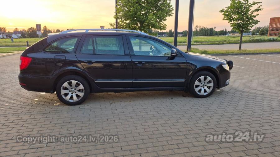 Black Skoda SuperB 2013 in Tartu, with an engine capacity of 2.00 L and mileage of 271 thousand km for 4999 €, photo 7 on AUTOMOTO.COM.LV