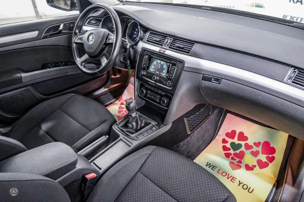 Black Skoda SuperB 2014 in Kaunas, with an engine capacity of 1.60 L and mileage of 0 thousand km for 7990 €, photo 11 on AUTOMOTO.COM.LV