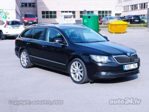 Melns Skoda SuperB 2014 Tartu, ar dzinēja tilpumu 1.60 L un nobraukumu 279 tūkst. km par 5500 €, foto  vietnē AUTOMOTO.COM.LV
