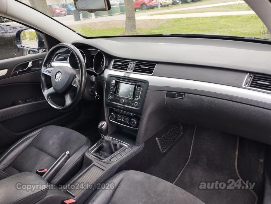 Black Skoda SuperB 2014 in Tartu, with an engine capacity of 1.60 L and mileage of 279 thousand km for 5500 €, photo 8 on AUTOMOTO.COM.LV