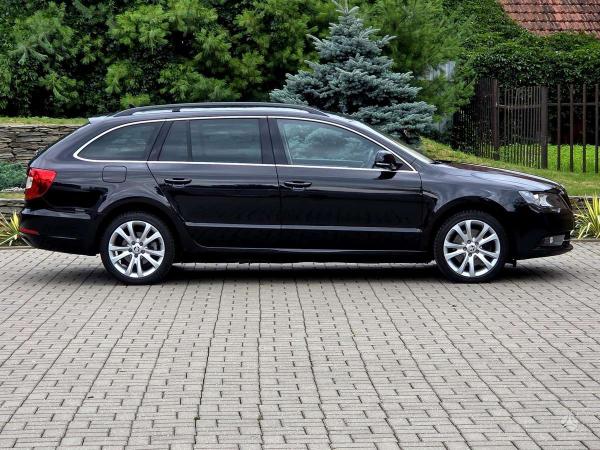 Black Skoda SuperB 2014 in Kedainiai, with an engine capacity of 1.97 L and mileage of 287 thousand km for 7250 €, photo 10 on AUTOMOTO.COM.LV