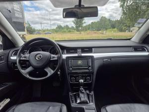 Black Skoda SuperB 2014 in Utena, with an engine capacity of 1.97 L and mileage of 215 thousand km for 7300 €, photo 16 on AUTOMOTO.COM.LV