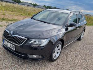 Black Skoda SuperB 2014 in Vilnius, with an engine capacity of 2.00 L and mileage of 300 thousand km for 5050 €, photo 4 on AUTOMOTO.COM.LV