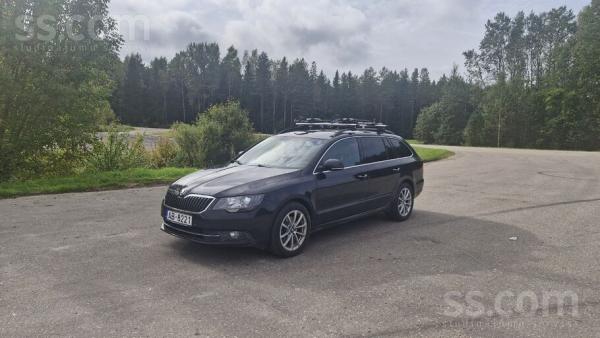 Black Skoda SuperB 2014 in Riga, with an engine capacity of 2.00 L and mileage of 251 thousand km for 7500 €, photo 1 on AUTOMOTO.COM.LV