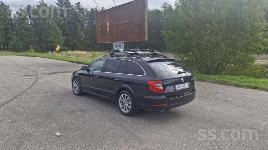 Black Skoda SuperB 2014 in Riga, with an engine capacity of 2.00 L and mileage of 251 thousand km for 7500 €, photo 6 on AUTOMOTO.COM.LV
