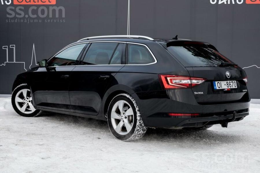 Black Skoda SuperB 2015 in Riga, with an engine capacity of 1.60 L and mileage of 358 thousand km for 9990 €, photo 6 on AUTOMOTO.COM.LV