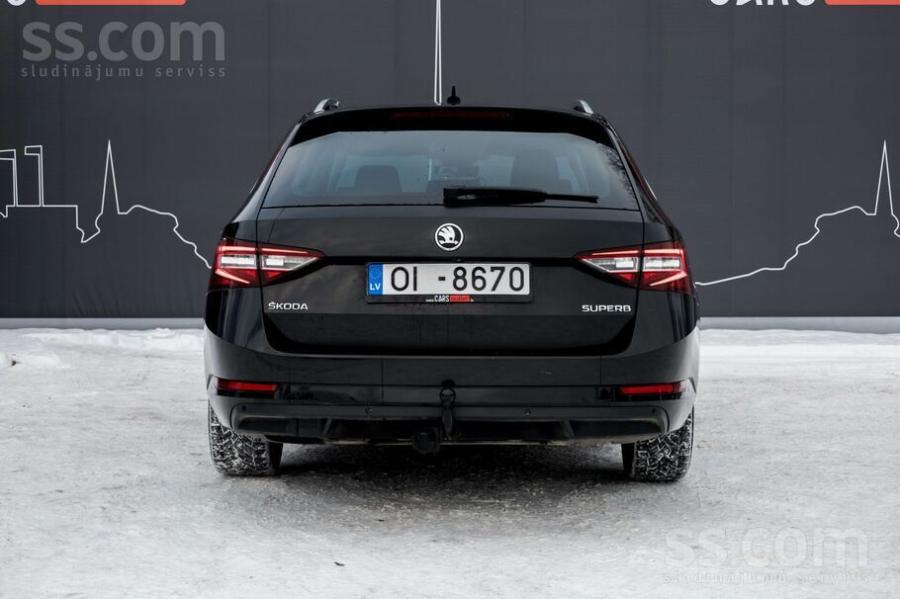 Black Skoda SuperB 2015 in Riga, with an engine capacity of 1.60 L and mileage of 358 thousand km for 9990 €, photo 8 on AUTOMOTO.COM.LV