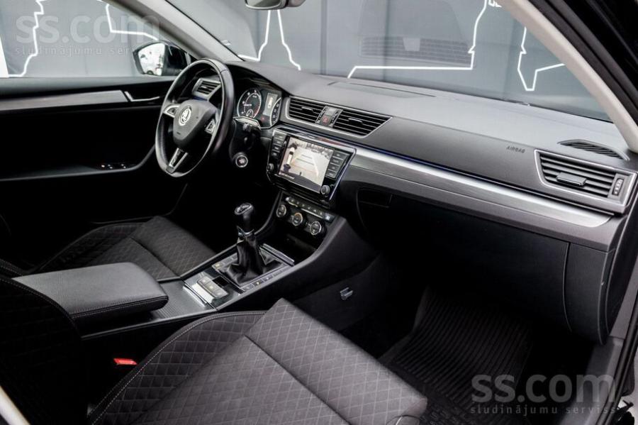 Black Skoda SuperB 2015 in Riga, with an engine capacity of 1.60 L and mileage of 358 thousand km for 9990 €, photo 10 on AUTOMOTO.COM.LV