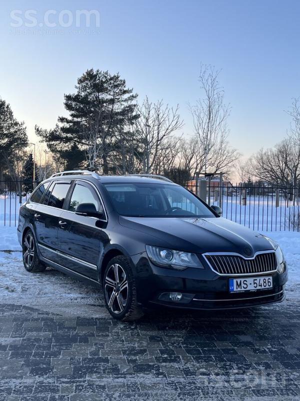 Melns Skoda SuperB 2015 Jelgava, ar dzinēja tilpumu 2.00 L un nobraukumu 289 tūkst. km par 6550 €, foto 1 vietnē AUTOMOTO.COM.LV