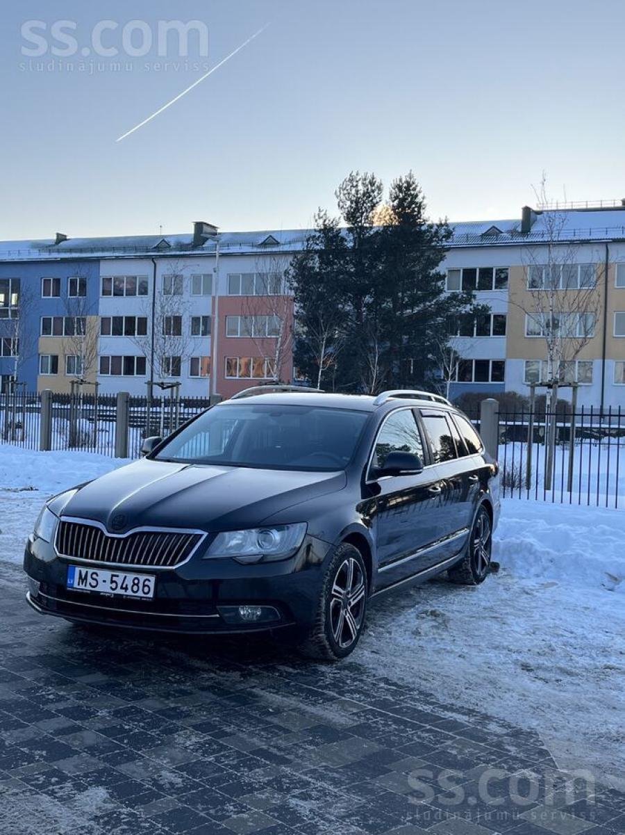 Melns Skoda SuperB 2015 Jelgava, ar dzinēja tilpumu 2.00 L un nobraukumu 289 tūkst. km par 6550 €, foto 2 vietnē AUTOMOTO.COM.LV