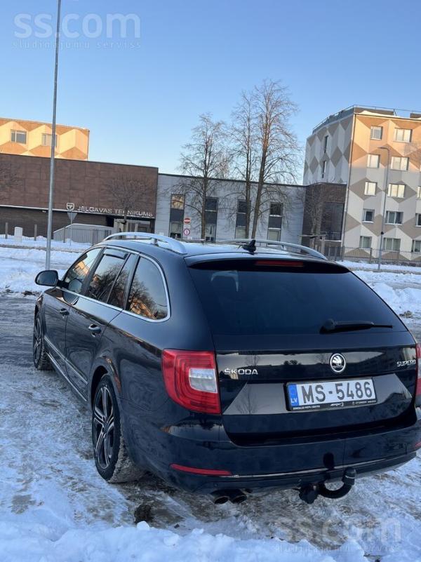 Melns Skoda SuperB 2015 Jelgava, ar dzinēja tilpumu 2.00 L un nobraukumu 289 tūkst. km par 6550 €, foto 4 vietnē AUTOMOTO.COM.LV