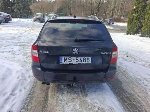 Black Skoda SuperB 2015 in Vilnius, with an engine capacity of 1.97 L and mileage of 269 thousand km for 6400 €, photo 6 on AUTOMOTO.COM.LV