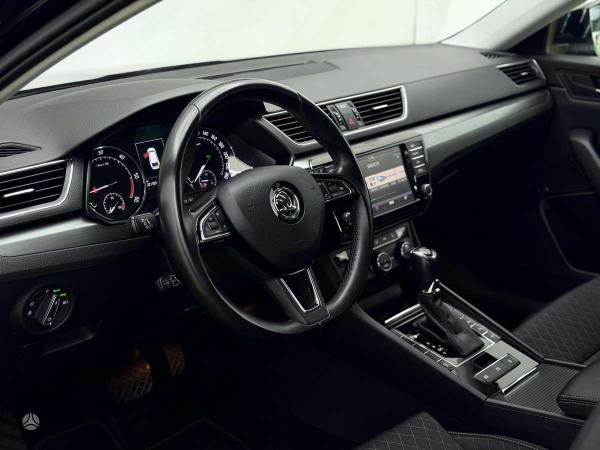 Black Skoda SuperB 2015 in Vilnius, with an engine capacity of 1.60 L and mileage of 223 thousand km for 9290 €, photo 9 on AUTOMOTO.COM.LV