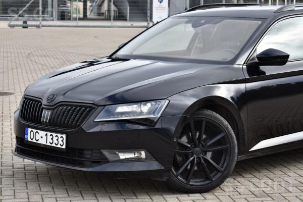 Black Skoda SuperB 2016 in Valmiera, with an engine capacity of 2.00 L and mileage of 291 thousand km for 10900 €, photo 2 on AUTOMOTO.COM.LV