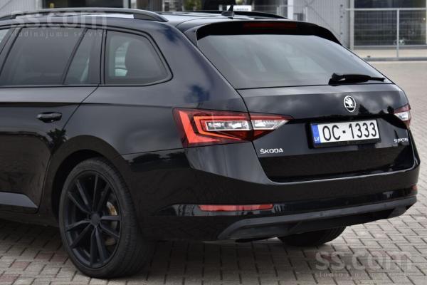 Black Skoda SuperB 2016 in Valmiera, with an engine capacity of 2.00 L and mileage of 291 thousand km for 10900 €, photo 4 on AUTOMOTO.COM.LV