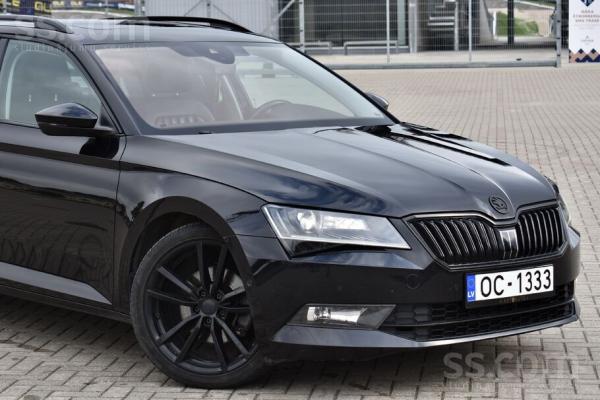 Black Skoda SuperB 2016 in Valmiera, with an engine capacity of 2.00 L and mileage of 291 thousand km for 10900 €, photo 6 on AUTOMOTO.COM.LV