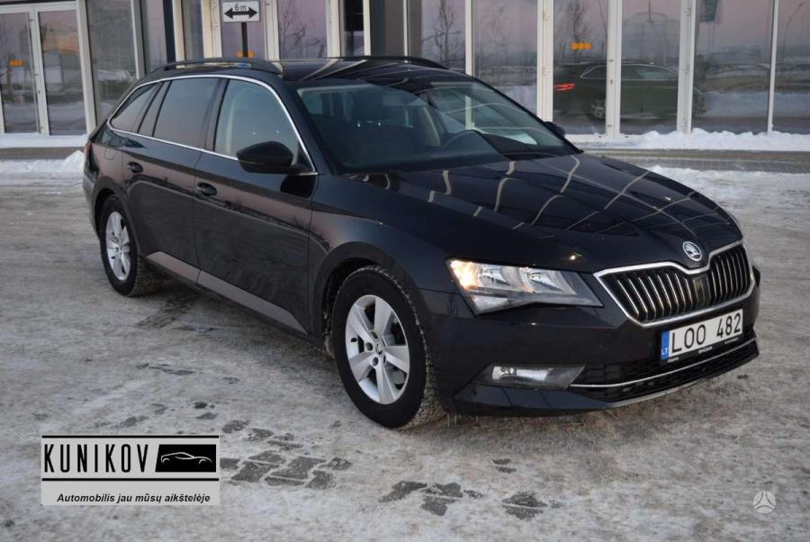 Black Skoda SuperB 2016 in Vilnius, with an engine capacity of 1.60 L and mileage of 259 thousand km for 9950 €, photo 1 on AUTOMOTO.COM.LV