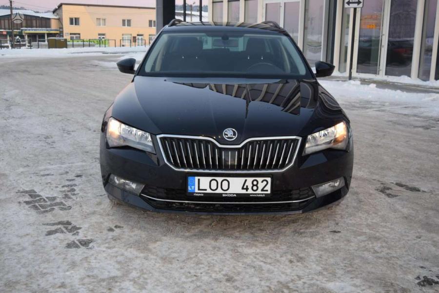 Black Skoda SuperB 2016 in Vilnius, with an engine capacity of 1.60 L and mileage of 259 thousand km for 9950 €, photo 2 on AUTOMOTO.COM.LV