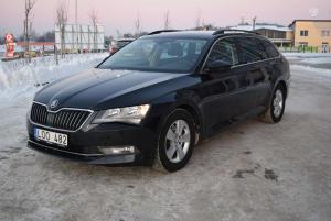 Black Skoda SuperB 2016 in Vilnius, with an engine capacity of 1.60 L and mileage of 259 thousand km for 9950 €, photo 3 on AUTOMOTO.COM.LV
