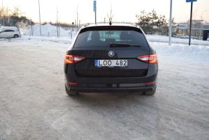 Black Skoda SuperB 2016 in Vilnius, with an engine capacity of 1.60 L and mileage of 259 thousand km for 9950 €, photo 6 on AUTOMOTO.COM.LV