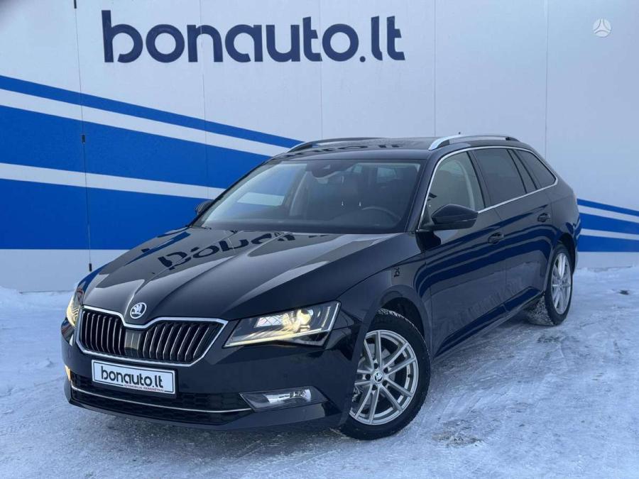 Black Skoda SuperB 2016 in Kaunas, with an engine capacity of 1.97 L and mileage of 272 thousand km for 12750 €, photo 1 on AUTOMOTO.COM.LV