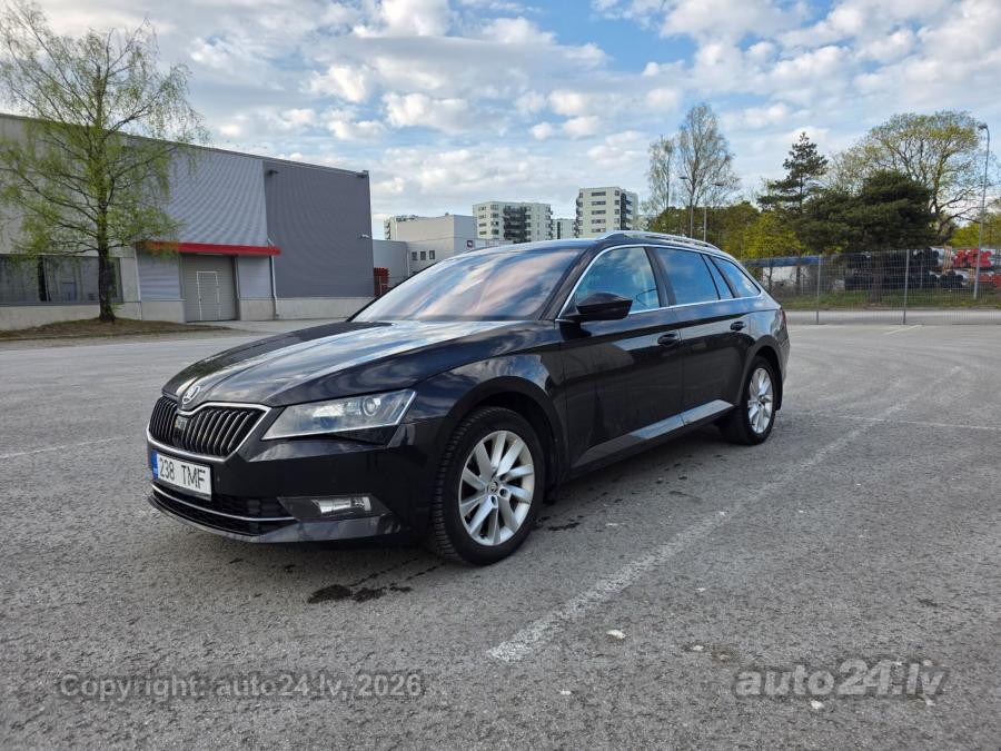 Black Skoda SuperB 2016 in Tallinn, with an engine capacity of 2.00 L and mileage of 241 thousand km for 12500 €, photo 1 on AUTOMOTO.COM.LV