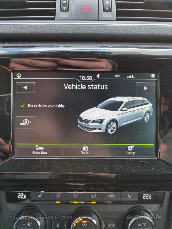 Melns Skoda SuperB 2016 Tallina, ar dzinēja tilpumu 2.00 L un nobraukumu 241 tūkst. km par 12500 €, foto 10 vietnē AUTOMOTO.COM.LV