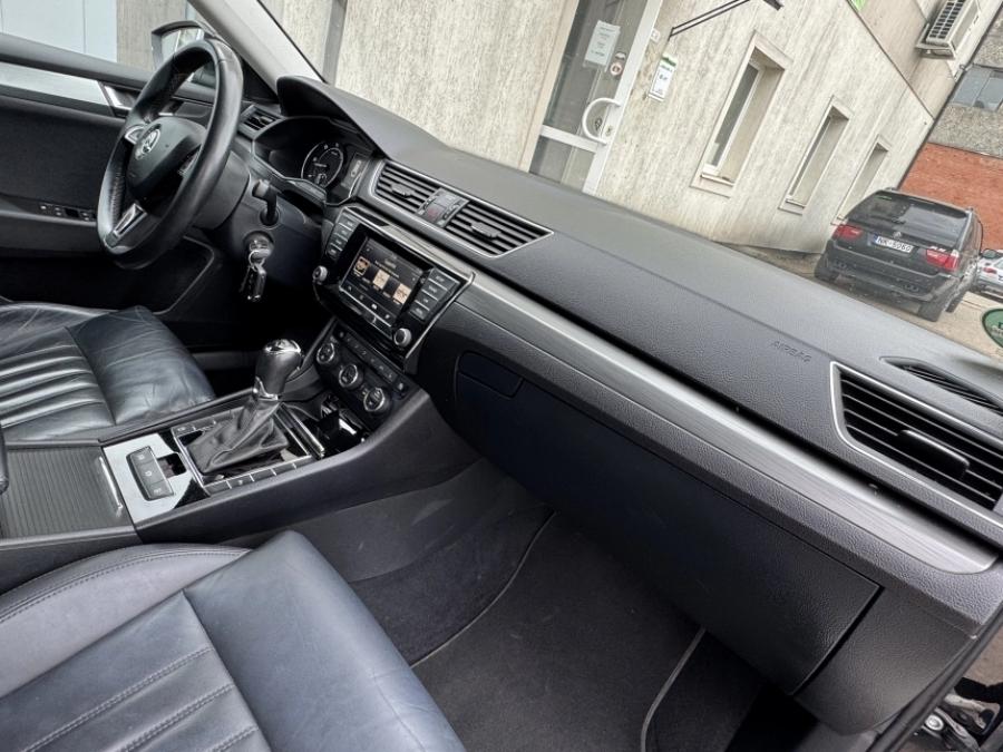Black Skoda SuperB 2016 in Riga, with an engine capacity of 2.00 L and mileage of 242 thousand km for 11300 €, photo 10 on AUTOMOTO.COM.LV