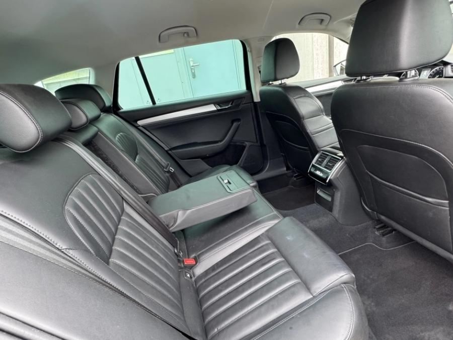 Black Skoda SuperB 2016 in Riga, with an engine capacity of 2.00 L and mileage of 242 thousand km for 11300 €, photo 20 on AUTOMOTO.COM.LV