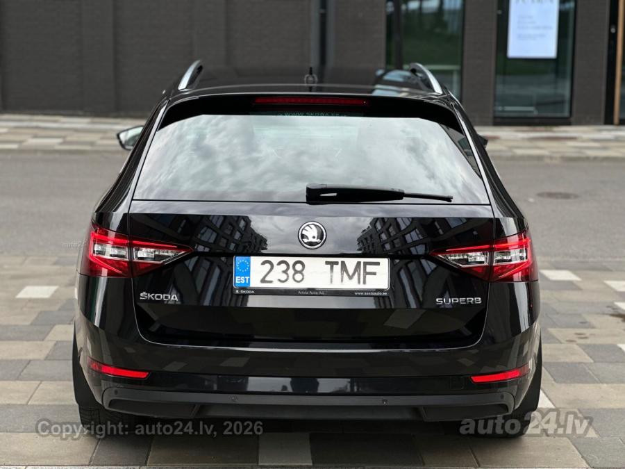 Black Skoda SuperB 2016 in Tallinn, with an engine capacity of 2.00 L and mileage of 234 thousand km for 12999 €, photo 5 on AUTOMOTO.COM.LV