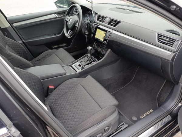 Black Skoda SuperB 2016 in Kaunas, with an engine capacity of 1.97 L and mileage of 241 thousand km for 9990 €, photo 8 on AUTOMOTO.COM.LV