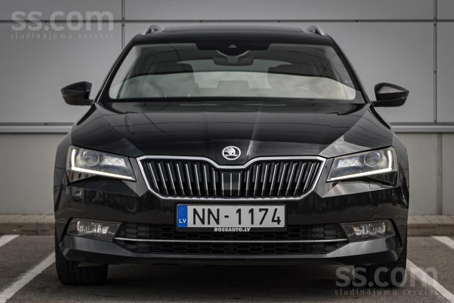 Black Skoda SuperB 2016 in Riga, with an engine capacity of 1.60 L and mileage of 203 thousand km for 11900 €, photo 3 on AUTOMOTO.COM.LV