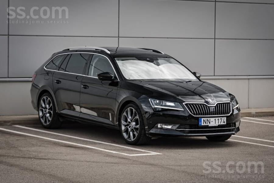 Black Skoda SuperB 2016 in Riga, with an engine capacity of 1.60 L and mileage of 203 thousand km for 11900 €, photo 4 on AUTOMOTO.COM.LV