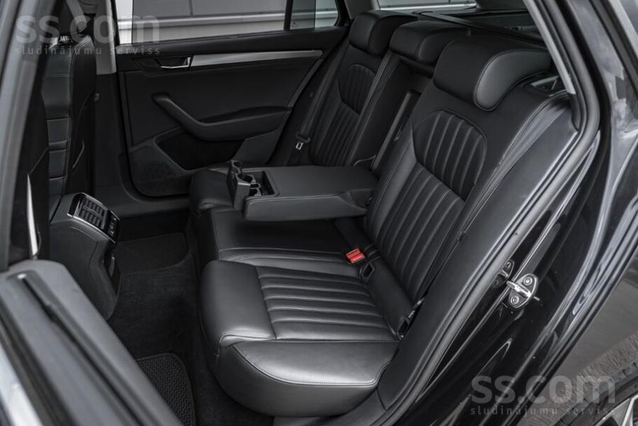 Black Skoda SuperB 2016 in Riga, with an engine capacity of 1.60 L and mileage of 203 thousand km for 11900 €, photo 13 on AUTOMOTO.COM.LV