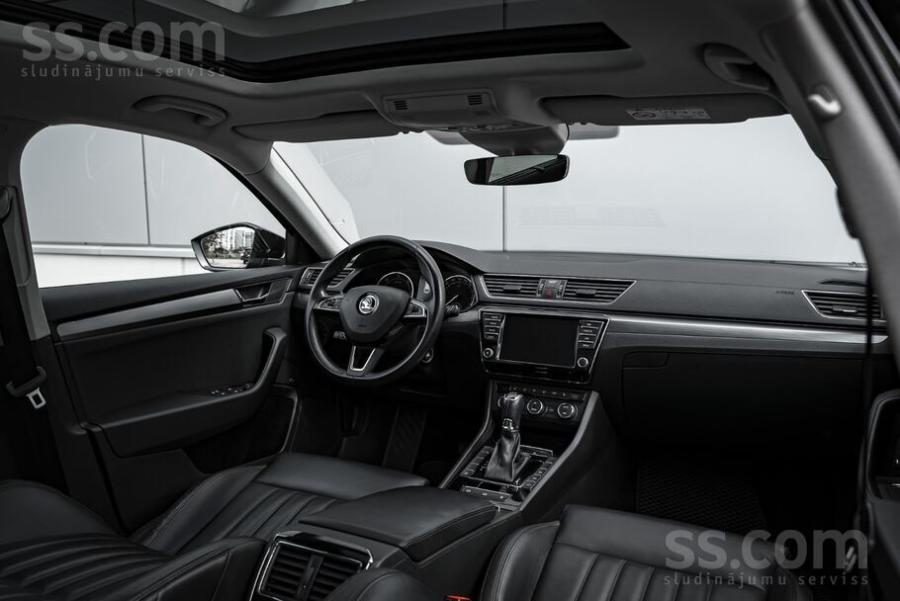 Black Skoda SuperB 2016 in Riga, with an engine capacity of 1.60 L and mileage of 203 thousand km for 11900 €, photo 18 on AUTOMOTO.COM.LV