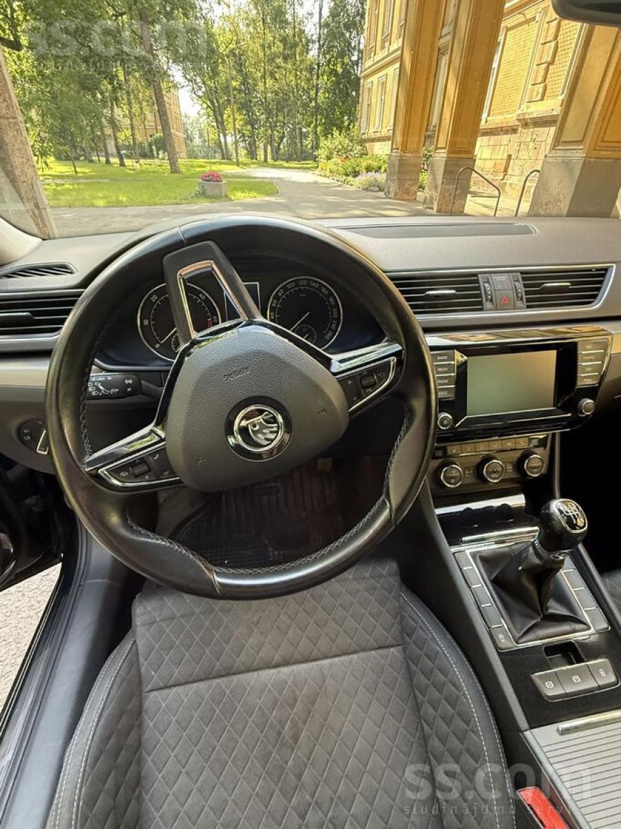 Melns Skoda SuperB 2016 Rīga, ar dzinēja tilpumu 2.00 L un nobraukumu 249 tūkst. km par 7300 €, foto 6 vietnē AUTOMOTO.COM.LV