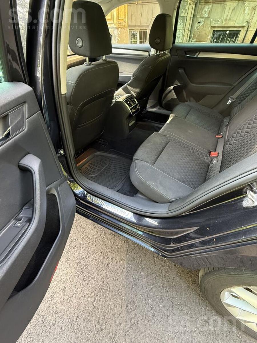 Melns Skoda SuperB 2016 Rīga, ar dzinēja tilpumu 2.00 L un nobraukumu 249 tūkst. km par 7300 €, foto 7 vietnē AUTOMOTO.COM.LV