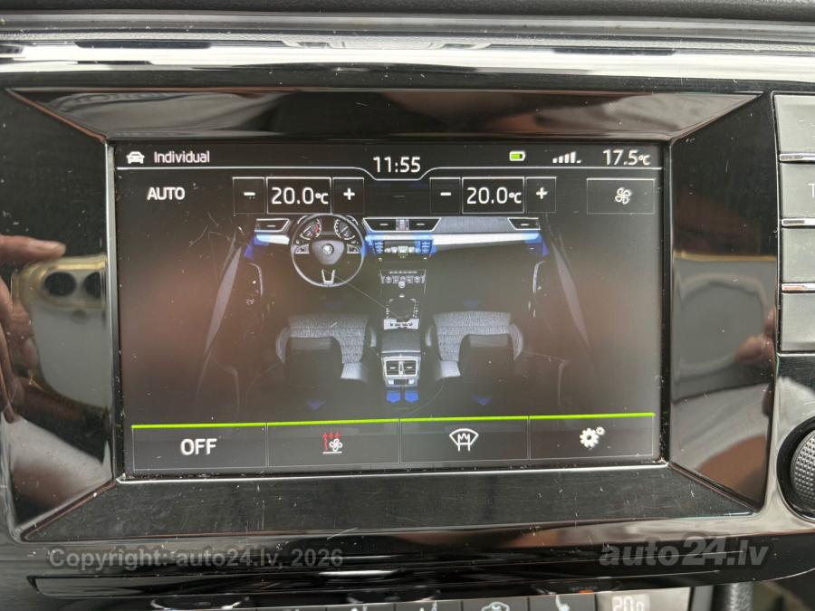 Black Skoda SuperB 2016 in Tartu, with an engine capacity of 2.00 L and mileage of 357 thousand km for 10500 €, photo 15 on AUTOMOTO.COM.LV