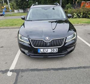 Black Skoda SuperB 2016 in Vilnius, with an engine capacity of 1.97 L and mileage of 280 thousand km for 10600 €, photo 4 on AUTOMOTO.COM.LV
