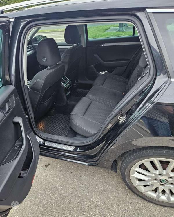 Melns Skoda SuperB 2016 Viļņa, ar dzinēja tilpumu 1.97 L un nobraukumu 280 tūkst. km par 10600 €, foto 6 vietnē AUTOMOTO.COM.LV