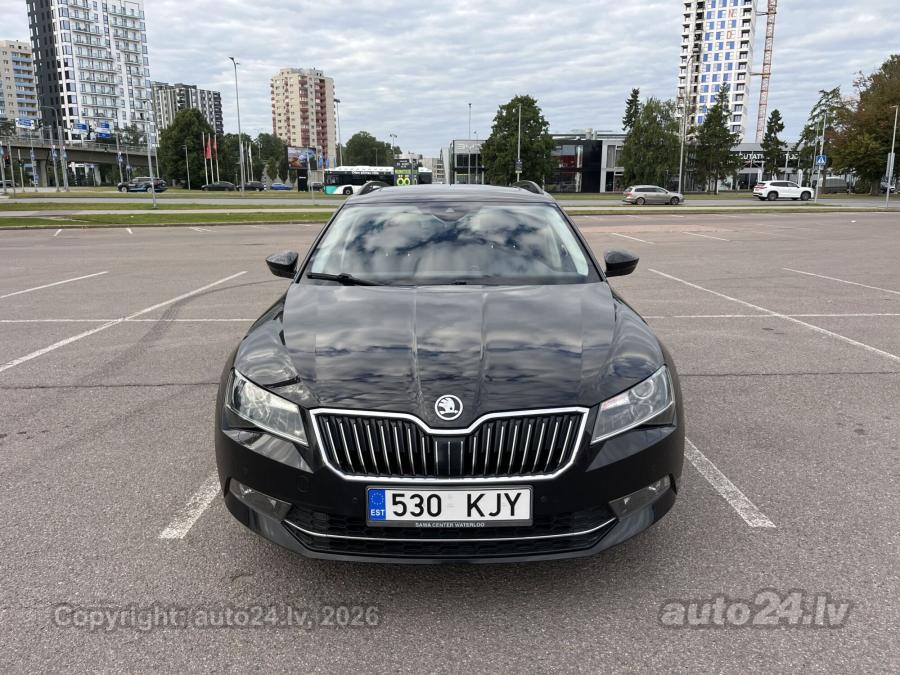 Black Skoda SuperB 2016 in Tallinn, with an engine capacity of 2.00 L and mileage of 150 thousand km for 11900 €, photo 3 on AUTOMOTO.COM.LV
