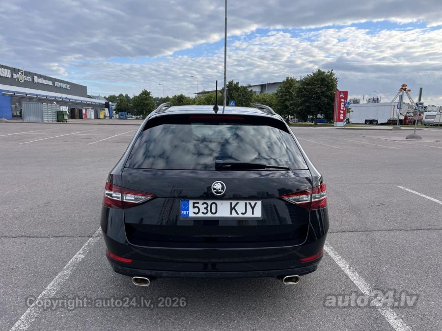 Black Skoda SuperB 2016 in Tallinn, with an engine capacity of 2.00 L and mileage of 150 thousand km for 11900 €, photo 7 on AUTOMOTO.COM.LV