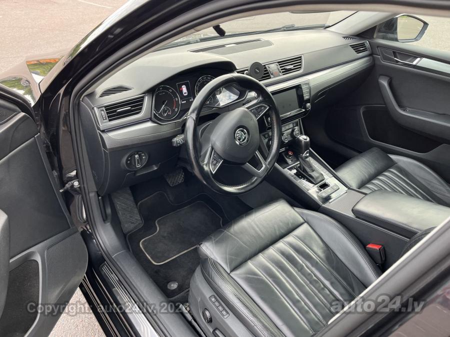 Black Skoda SuperB 2016 in Tallinn, with an engine capacity of 2.00 L and mileage of 150 thousand km for 11900 €, photo 10 on AUTOMOTO.COM.LV
