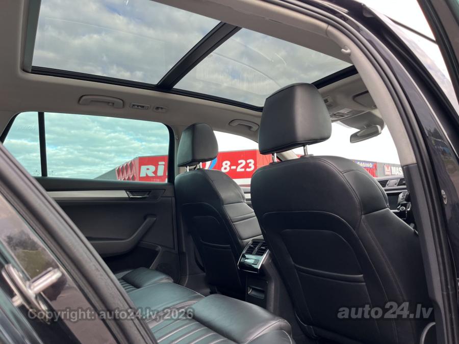 Black Skoda SuperB 2016 in Tallinn, with an engine capacity of 2.00 L and mileage of 150 thousand km for 11900 €, photo 15 on AUTOMOTO.COM.LV