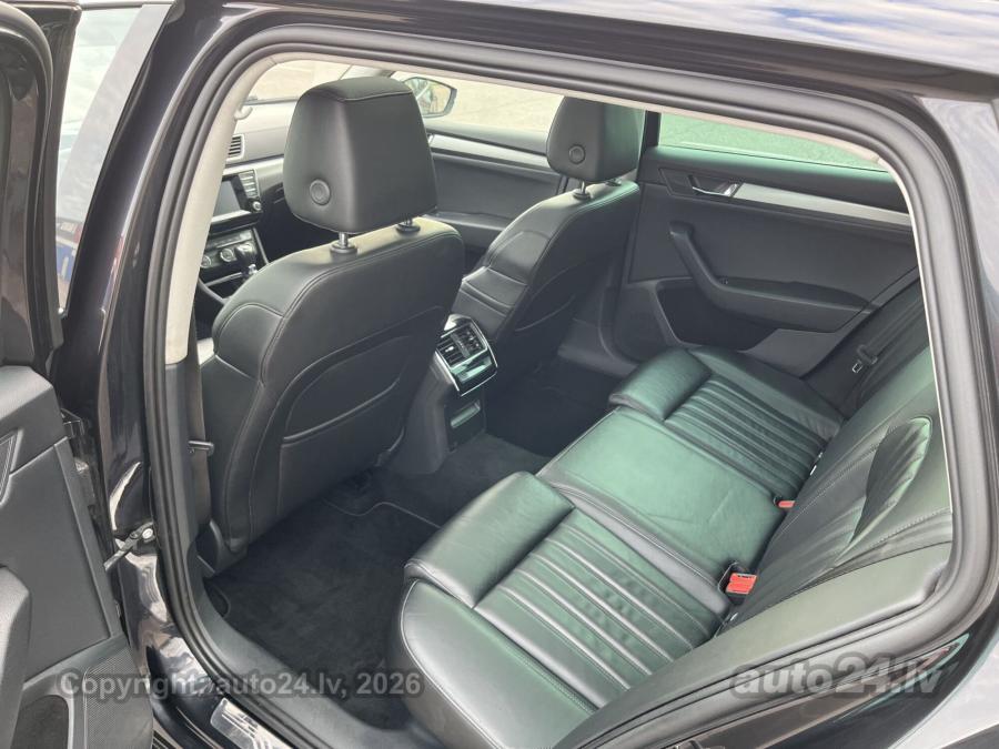 Black Skoda SuperB 2016 in Tallinn, with an engine capacity of 2.00 L and mileage of 150 thousand km for 11900 €, photo 17 on AUTOMOTO.COM.LV