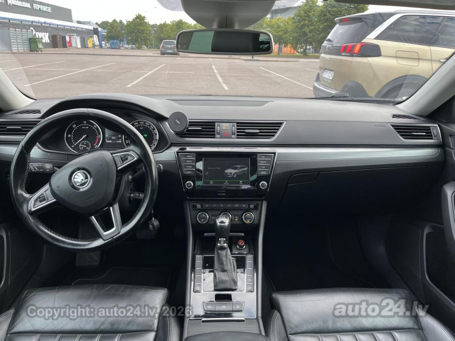 Black Skoda SuperB 2016 in Tallinn, with an engine capacity of 2.00 L and mileage of 150 thousand km for 11900 €, photo 19 on AUTOMOTO.COM.LV