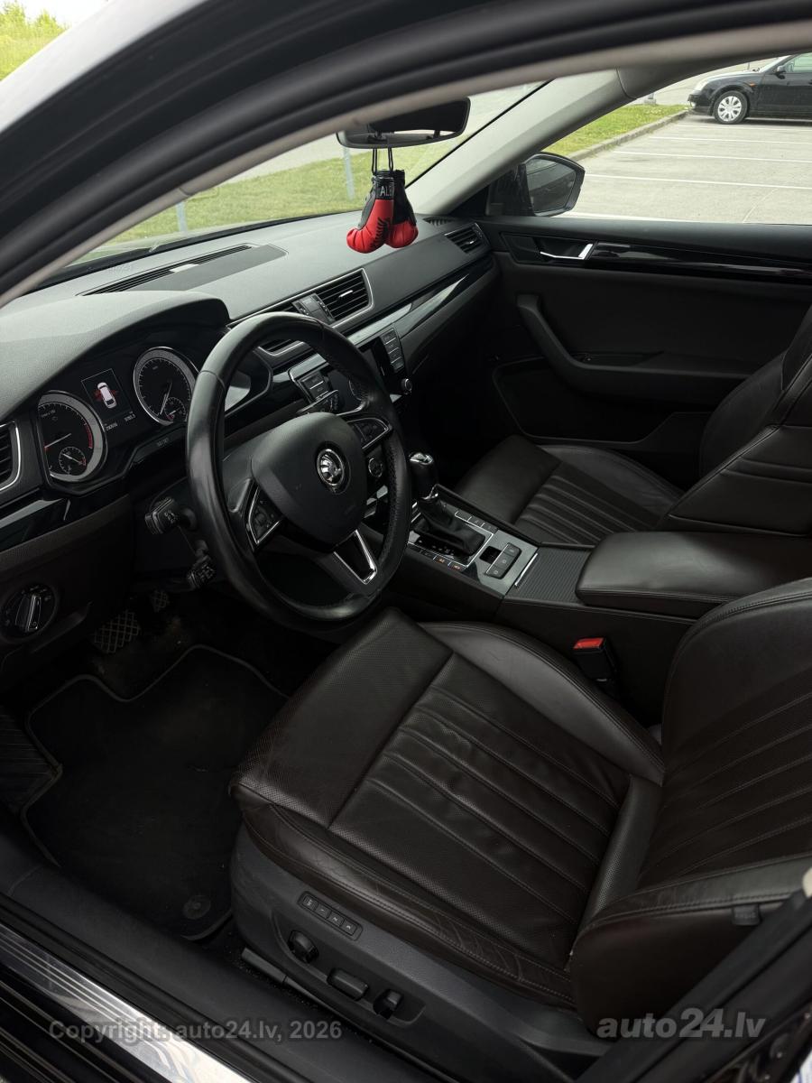 Black Skoda SuperB 2016 in Tallinn, with an engine capacity of 2.00 L and mileage of 290 thousand km for 12000 €, photo 7 on AUTOMOTO.COM.LV