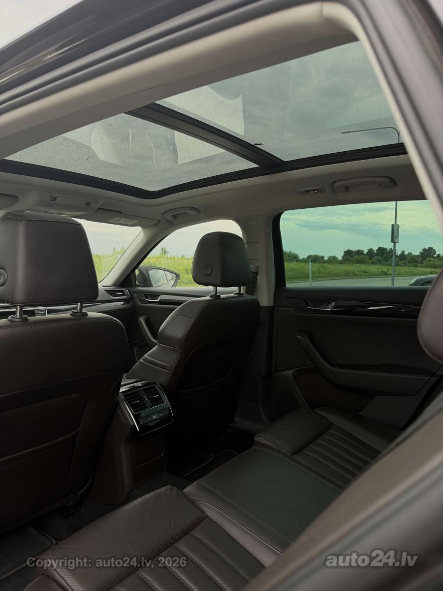 Black Skoda SuperB 2016 in Tallinn, with an engine capacity of 2.00 L and mileage of 290 thousand km for 12000 €, photo 10 on AUTOMOTO.COM.LV